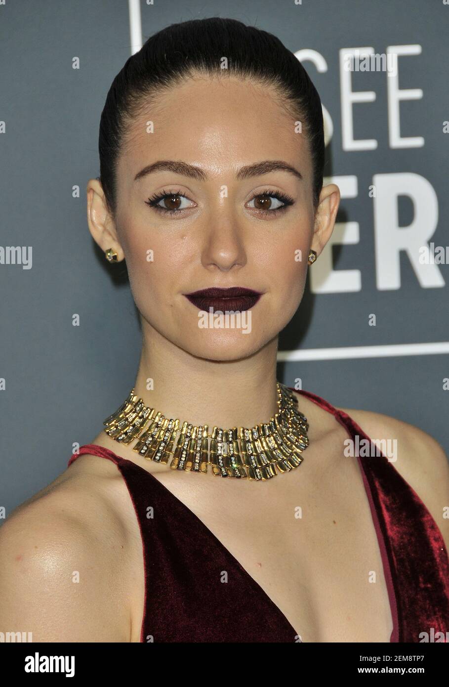 Emmy Rossum at the 24th Annual Critics Choice Awards held at the Barker ...