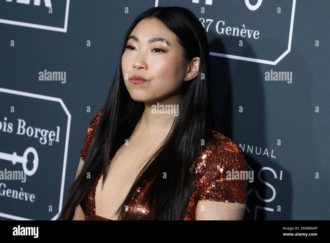 SANTA MONICA, LOS ANGELES, CA, USA - JANUARY 13: Awkwafina, Nora Lum ...