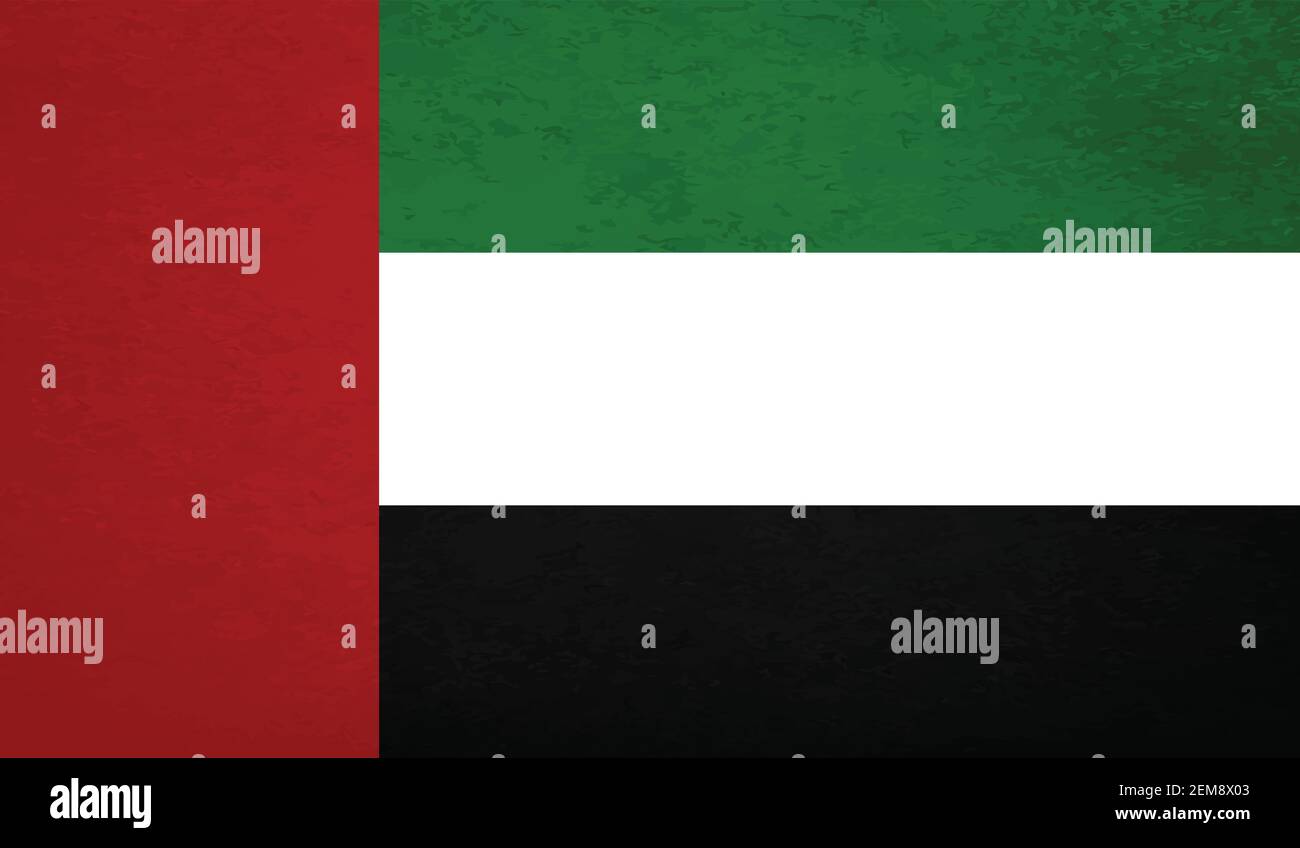 Flag of the United Arab Emirates Arabic Color Vector Eps Download Stock ...