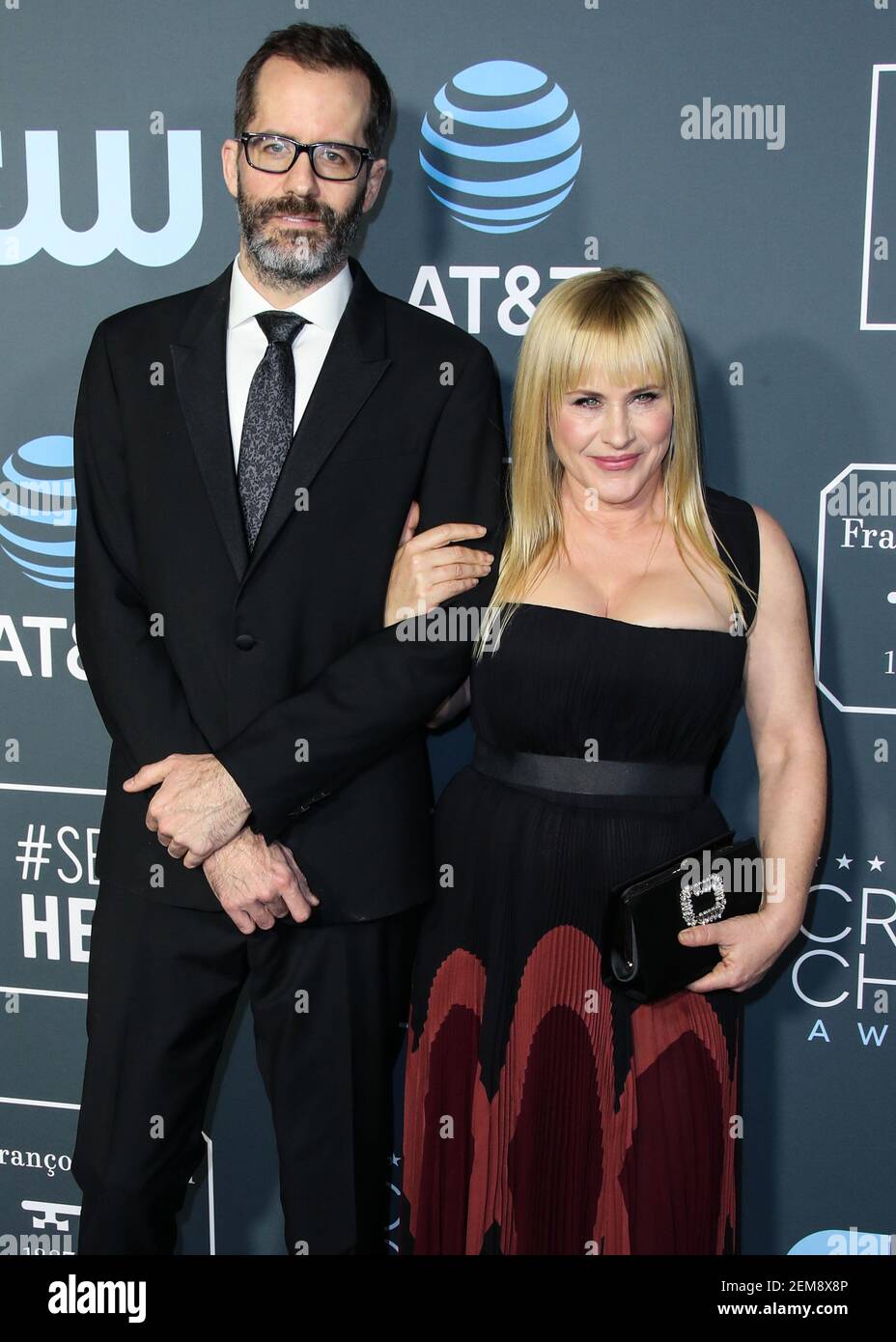 SANTA MONICA, LOS ANGELES, CA, USA - JANUARY 13: Eric White and wife ...