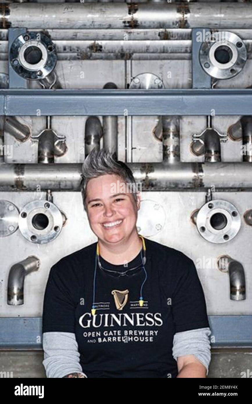 Hollie Stephenson, head brewer for the Guinness Open Gate Brewery in ...