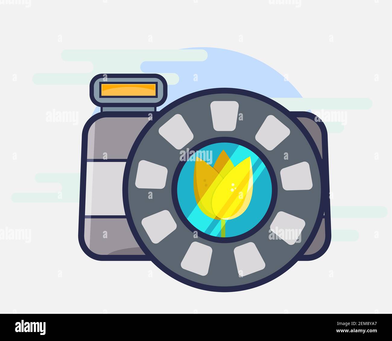 macro photography concept icon vector illustration Stock Vector Image ...