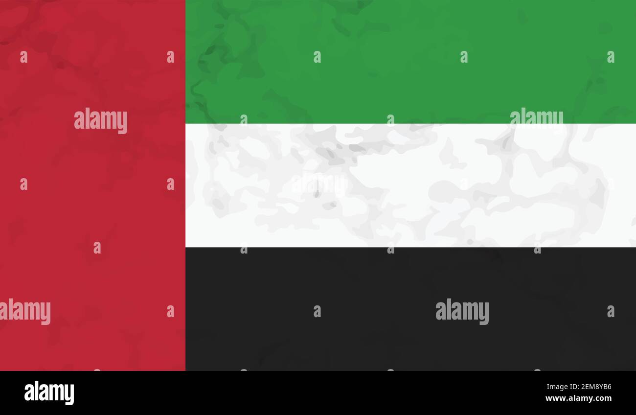 Flag of the United Arab Emirates Arabic Color Vector Eps Download Stock ...