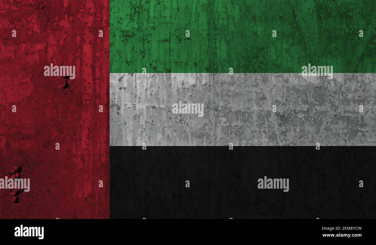 Flag of the United Arab Emirates Arabic Color Vector Eps Download Stock ...