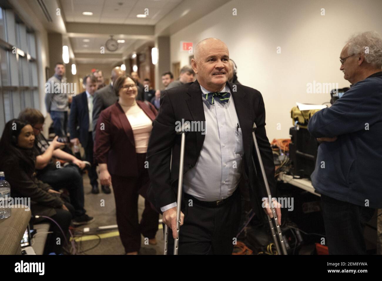 Charles Glynn attorney for Jake T. Patterson, 21, arrives at the ...