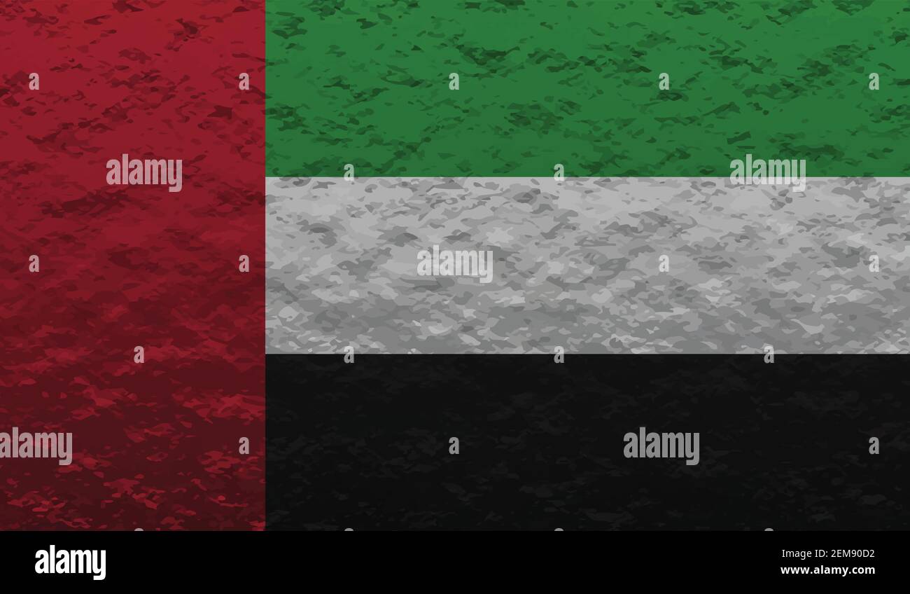 Flag of the United Arab Emirates Arabic Color Vector Eps Download Stock ...