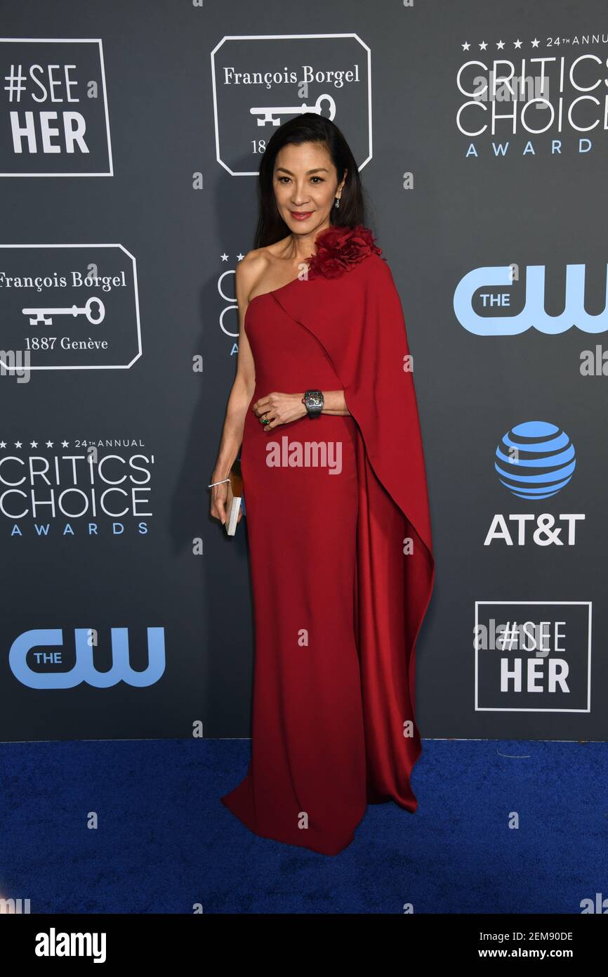 Michelle Yeoh attends the 24th Annual Critics Choice Awards, held at ...