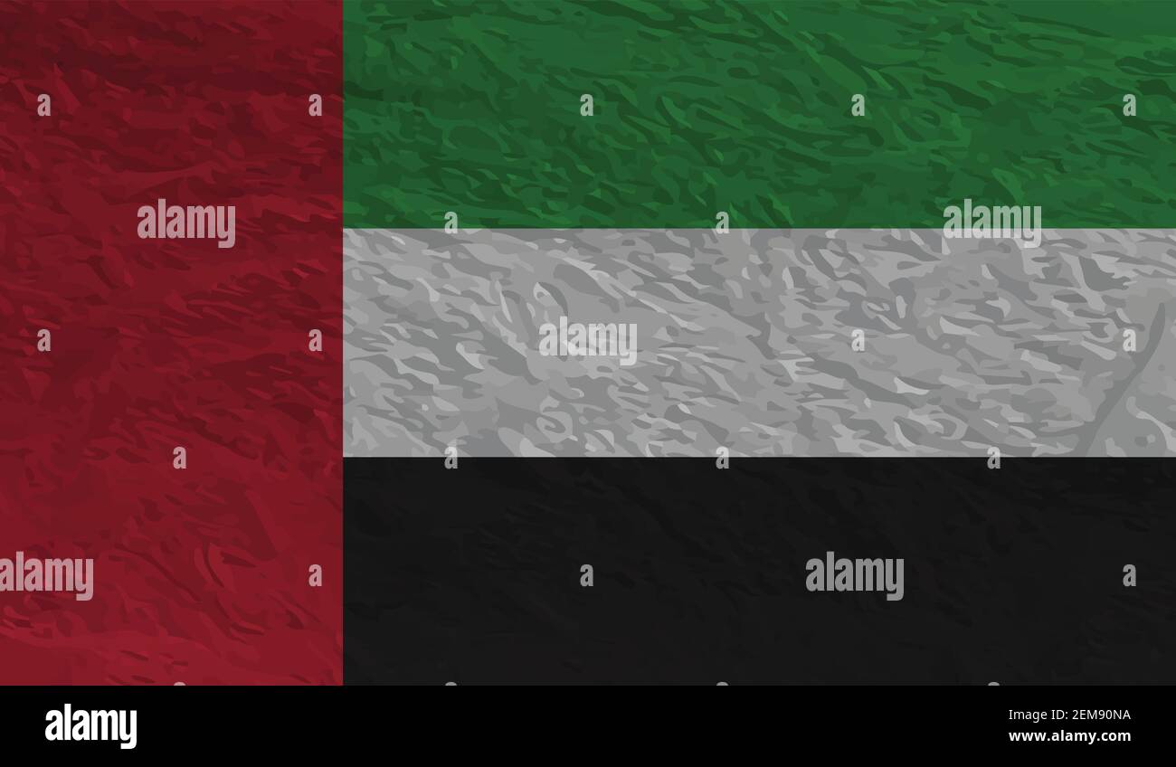 Flag of the United Arab Emirates Arabic Color Vector Eps Download Stock ...