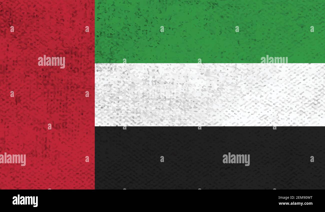 Flag of the United Arab Emirates Arabic Color Vector Eps Download Stock ...