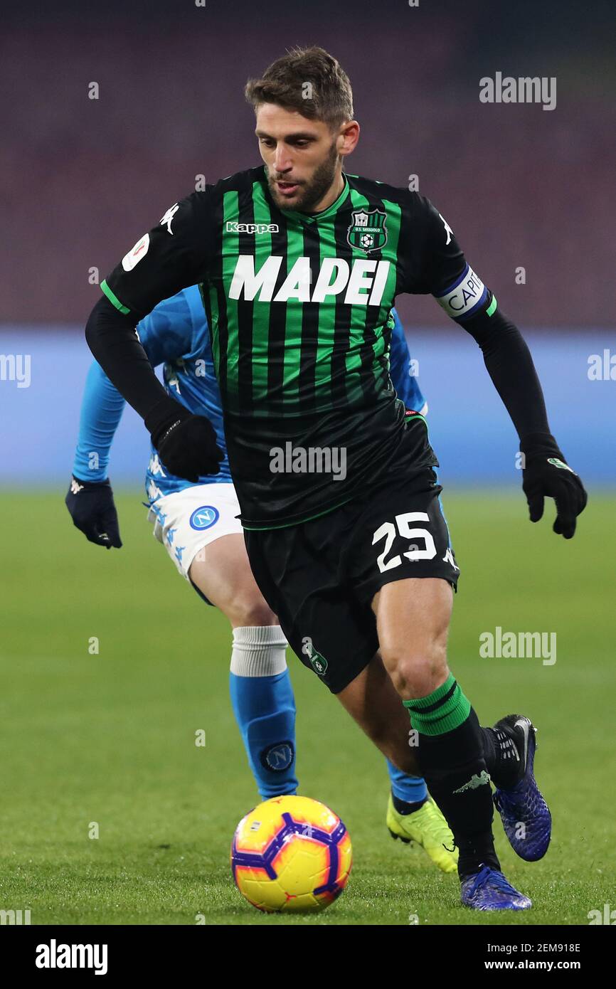 Domenico Berardi Sassuolo Napoli 13-01-2019 Stadio San Paolo Football ...