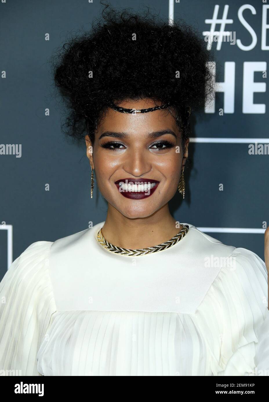 SANTA MONICA - JANUARY 13: Indya Moore at the 24th Annual Critics ...