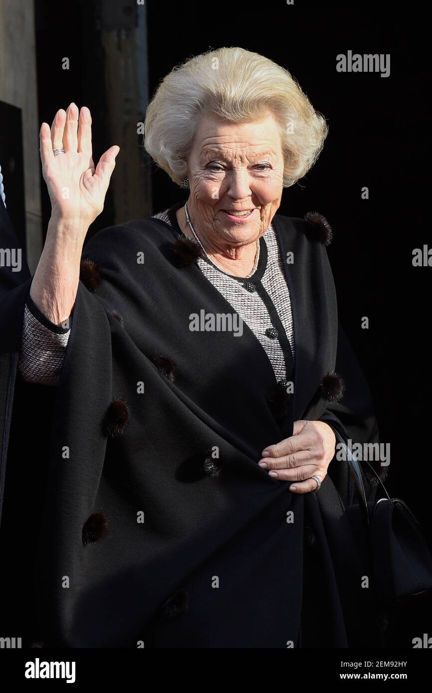 Princess Beatrix of the Netherlands during the arrival for 2019 New ...