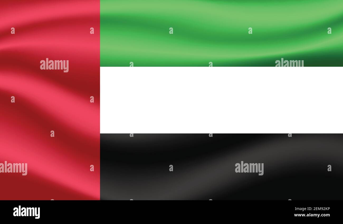 Flag of the United Arab Emirates Arabic Color Vector Eps Download Stock ...