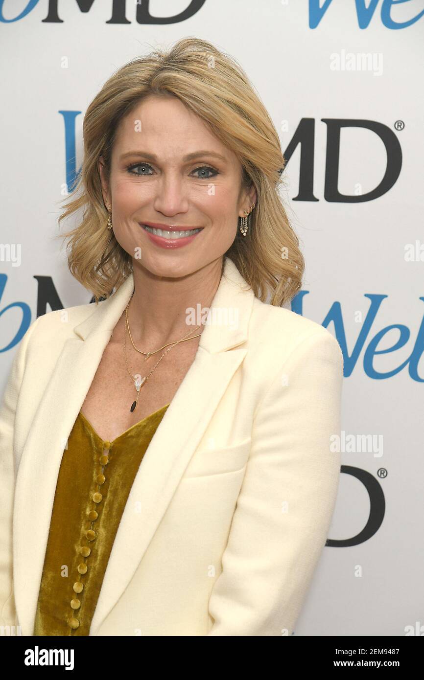 Amy Robach attends the WebMD Health Hero Awards on January 15, 2019 at ...