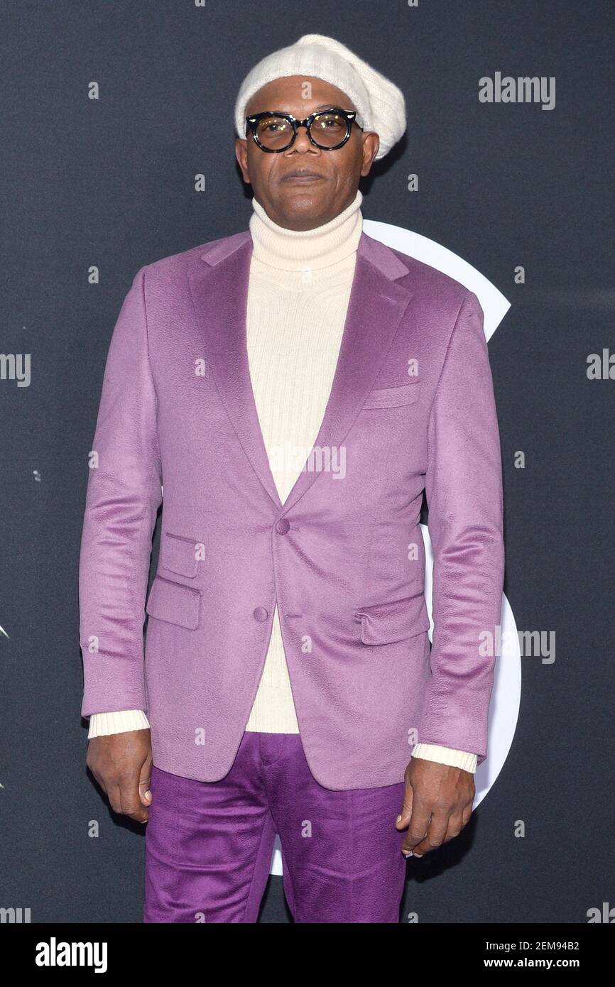 Actor Samuel L. Jackson attends the GLASS premiere at The SVA Theatre ...