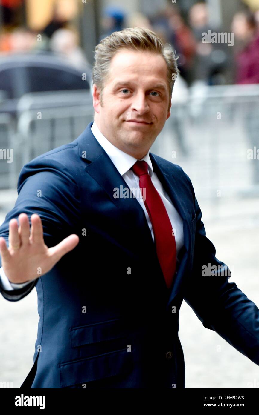 Hugo de Jonge during arrival for the New Years Reception at The Royal ...