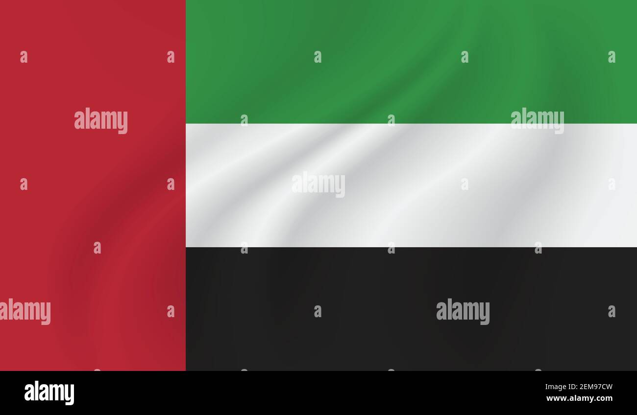 Flag of the United Arab Emirates Arabic Color Vector Eps Download Stock ...