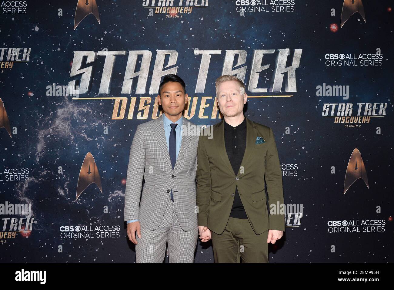 (L-R) Ken Ithiphol and Anthony Rapp attend the 'Star Trek: Discovery ...