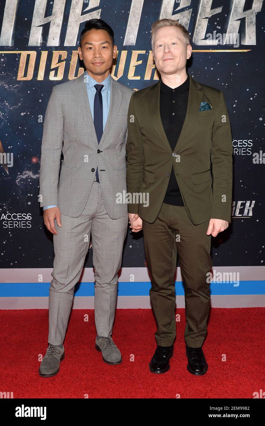 (L-R) Ken Ithiphol and Anthony Rapp attend the 'Star Trek: Discovery ...