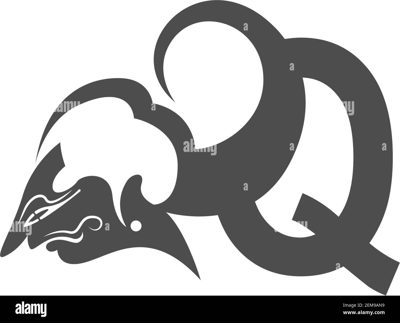 Javanese puppet icon with letter logo design vector Stock Vector Image ...