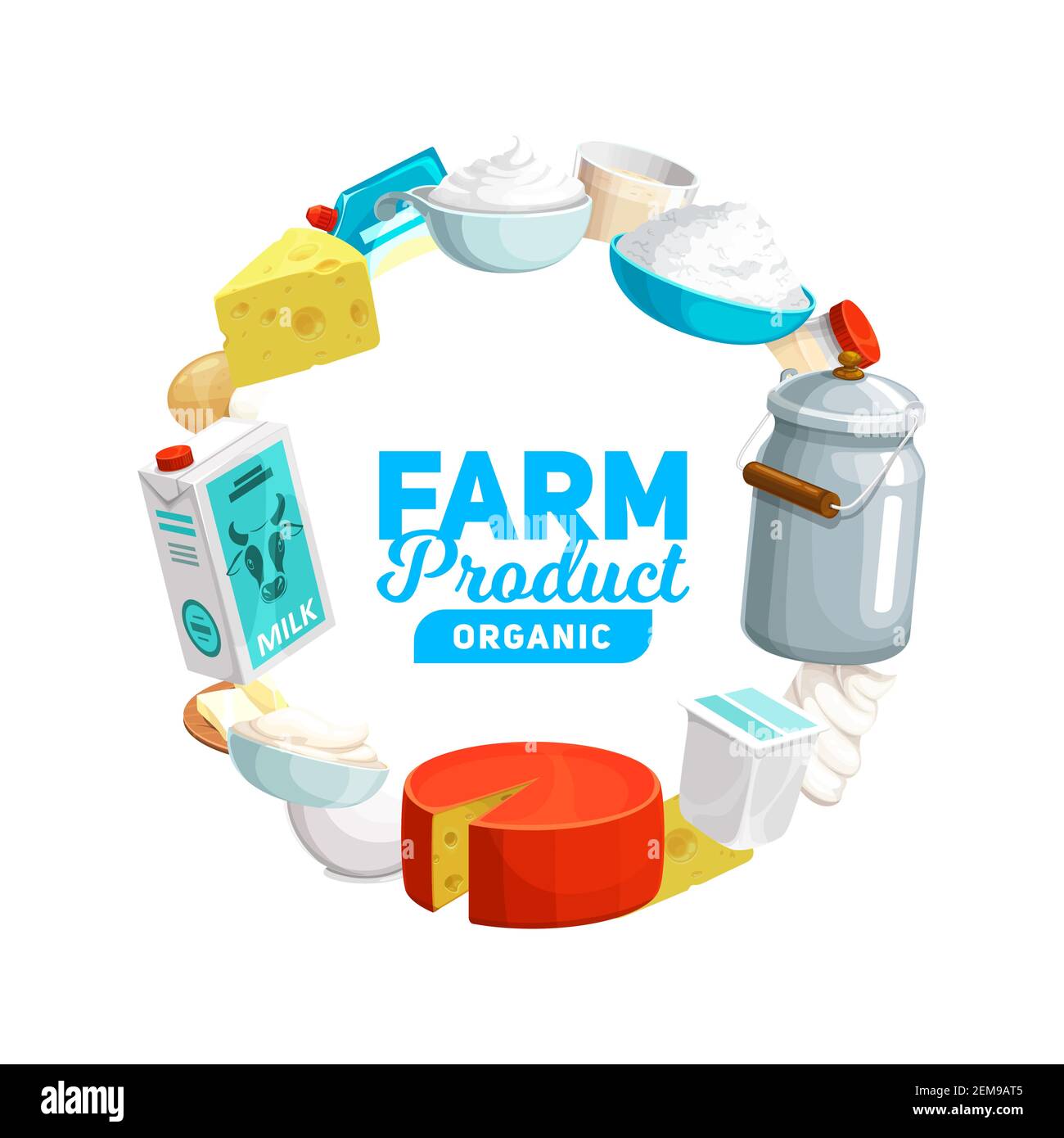 Milk can cottage cheese Stock Vector Images - Alamy