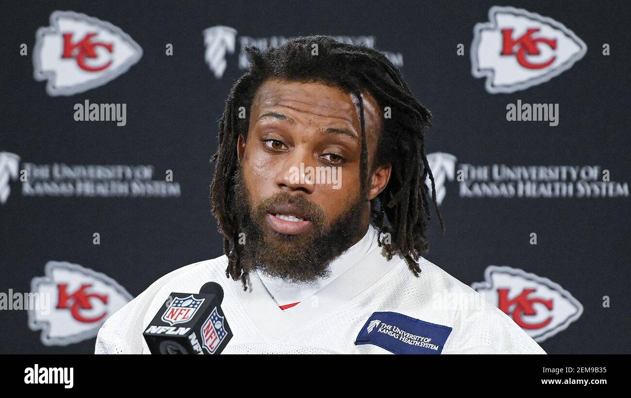 Kansas City Chiefs defensive back Eric Berry during a news conference ...