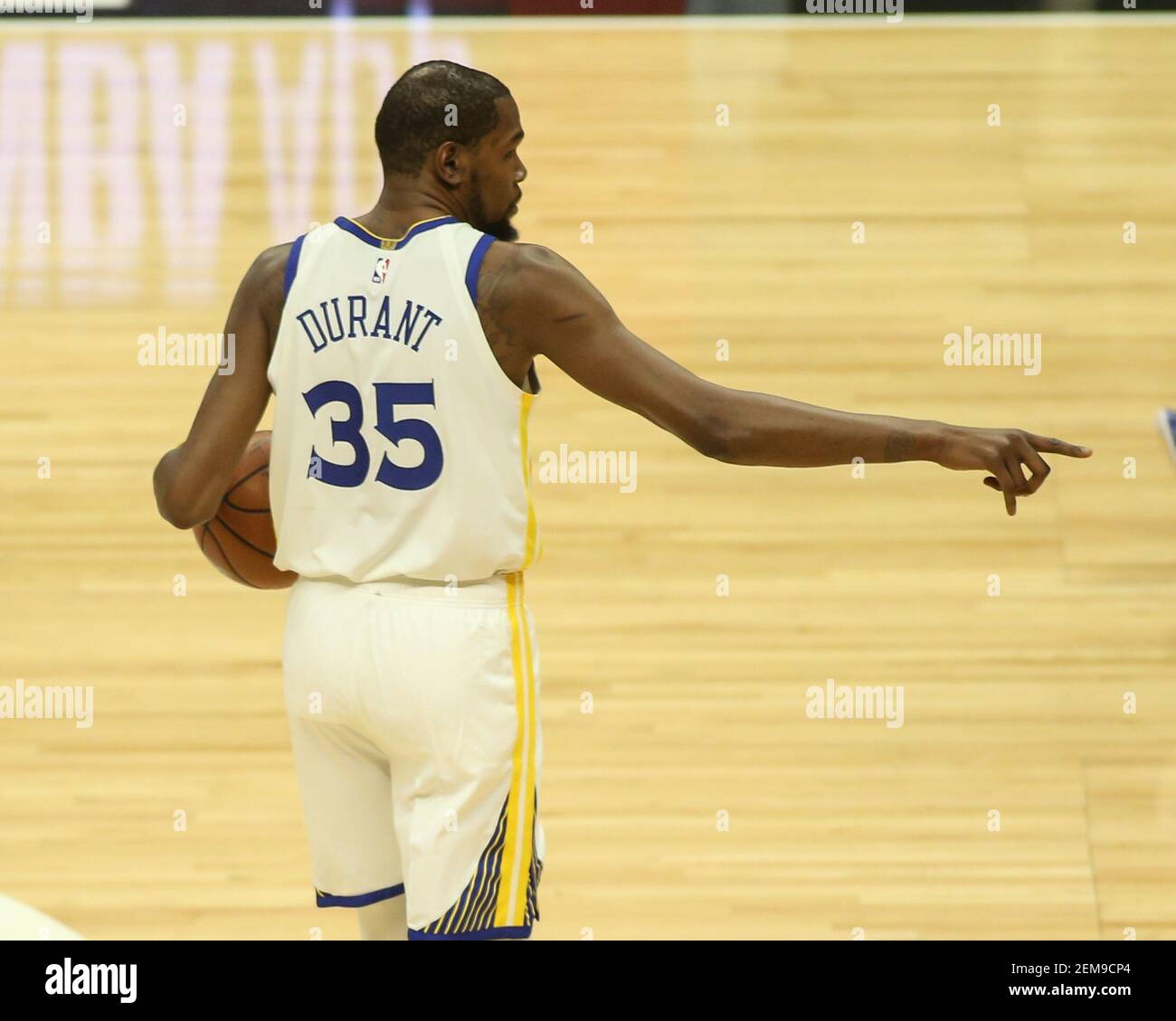 January 18, 2019 Los Angeles, CA..Golden State Warriors forward Kevin ...