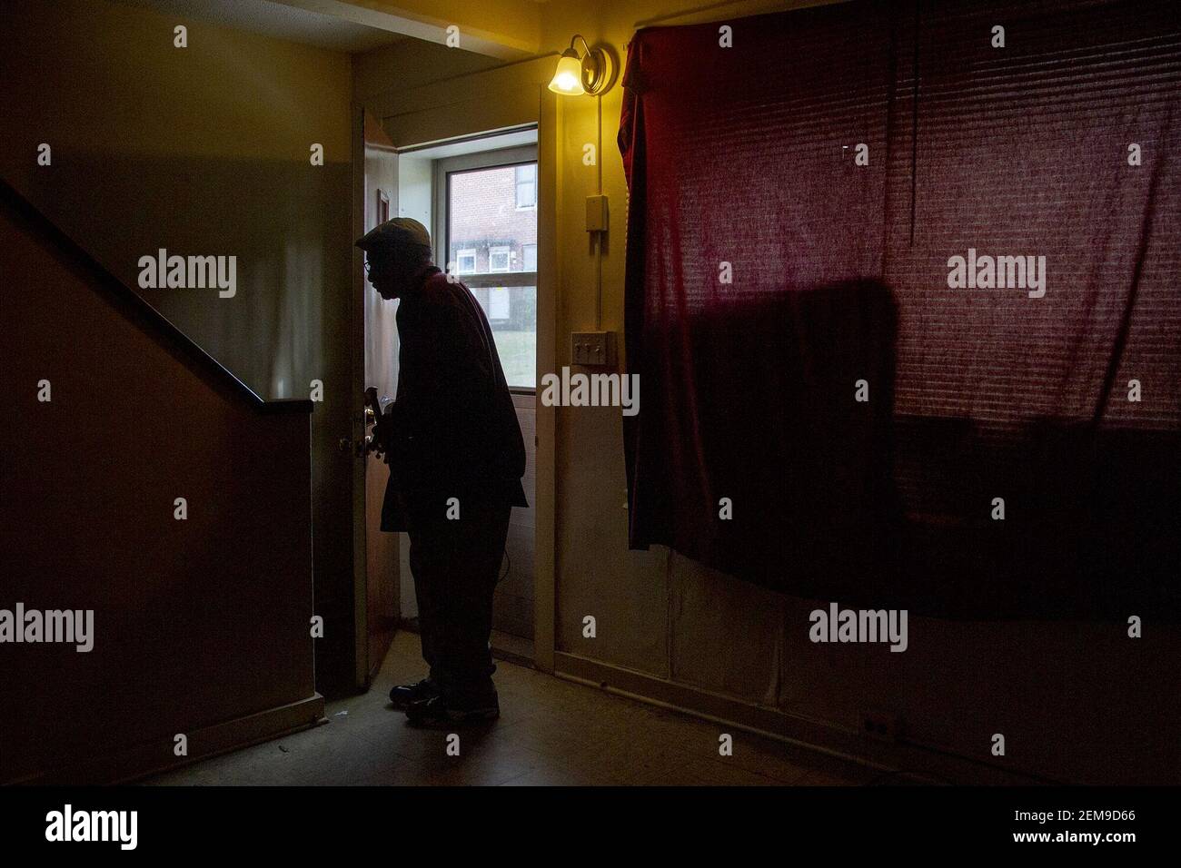 Keith Wise walks through his home one more time before leaving Allen ...