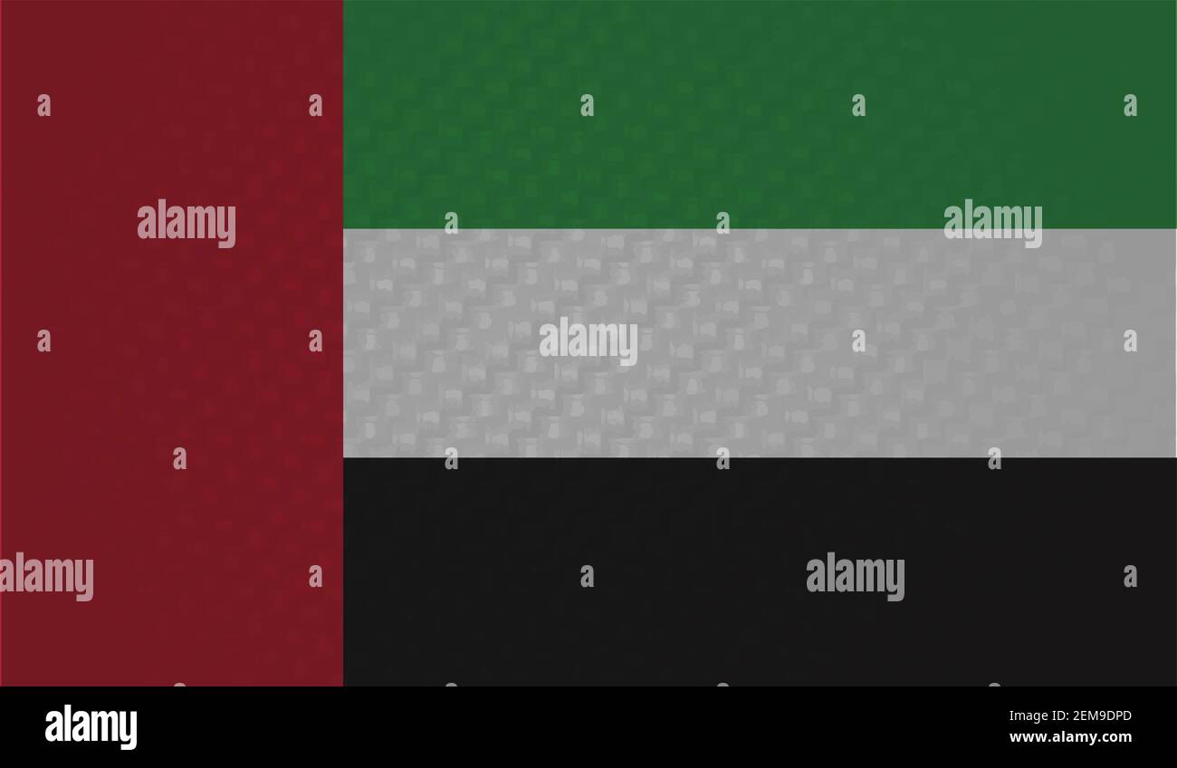 Flag of the United Arab Emirates Arabic Color Vector Eps Download Stock ...