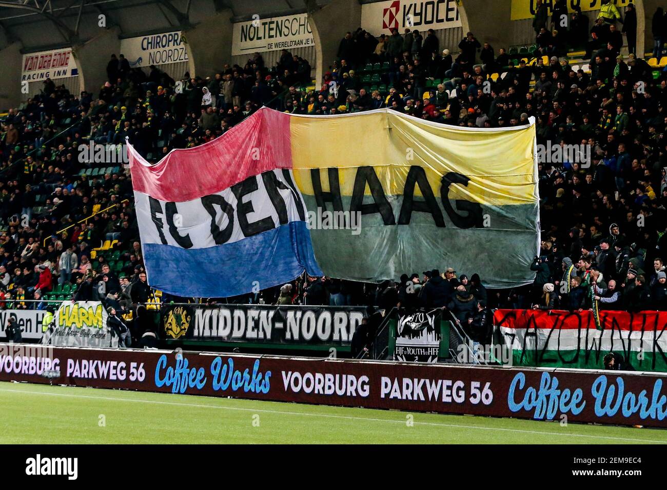 THE HAGUE - ADO - VVV , Football , Season 2018/2019 , Eredivisie , Cars ...