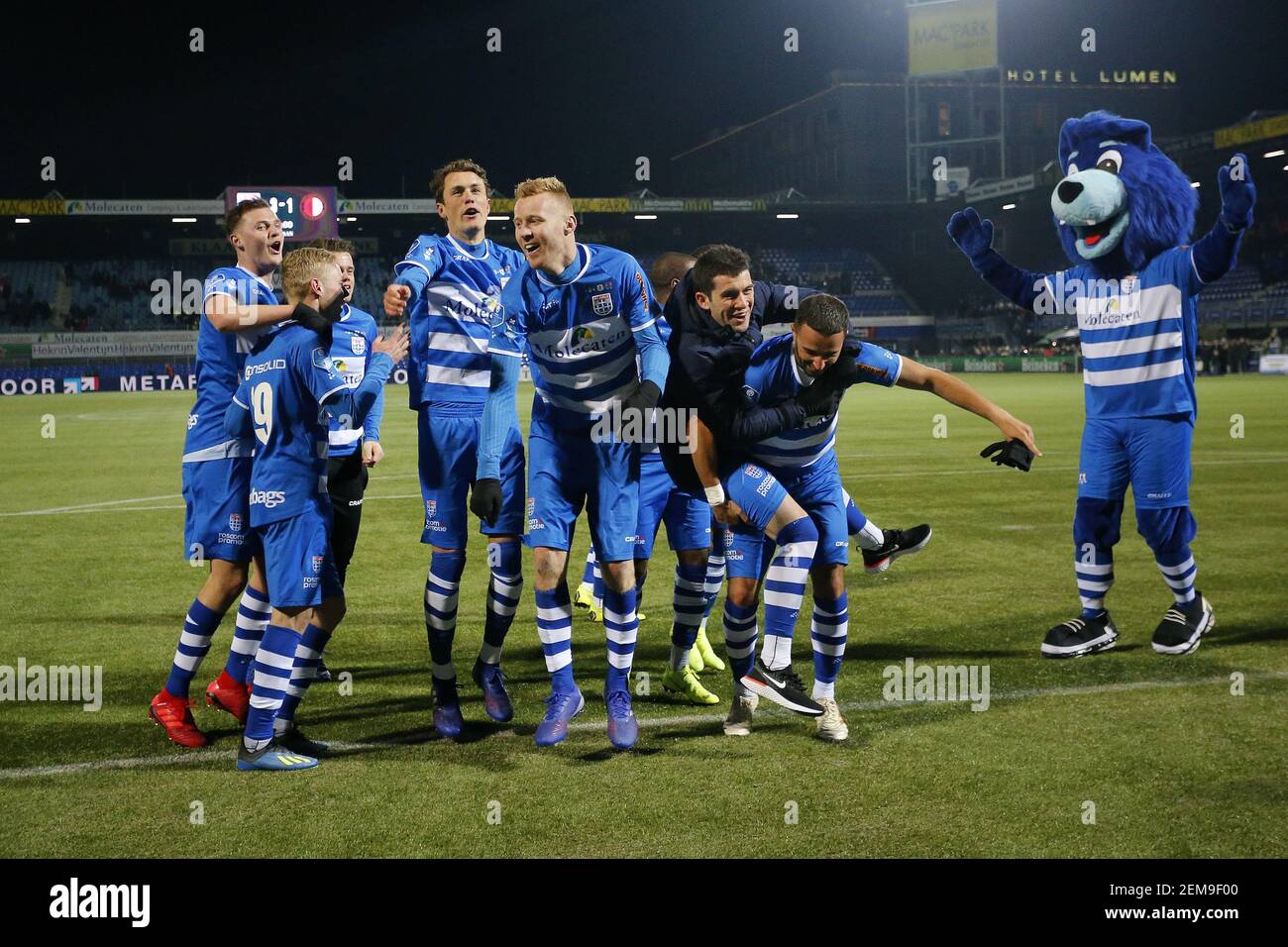 ZWOLLE, 19-01-2019, MAC3PARK Stadium, season 2018 / 2019, Dutch ...