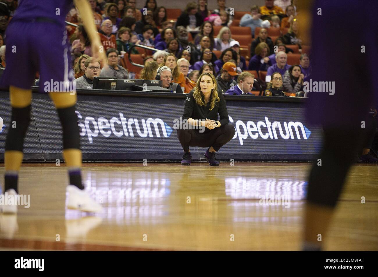 January 19, 2019: Texas Christian University Head Coach Raegan Pebley ...