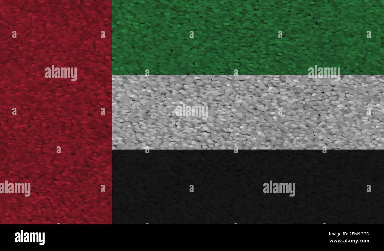 Flag of the United Arab Emirates Arabic Color Vector Eps Download Stock ...