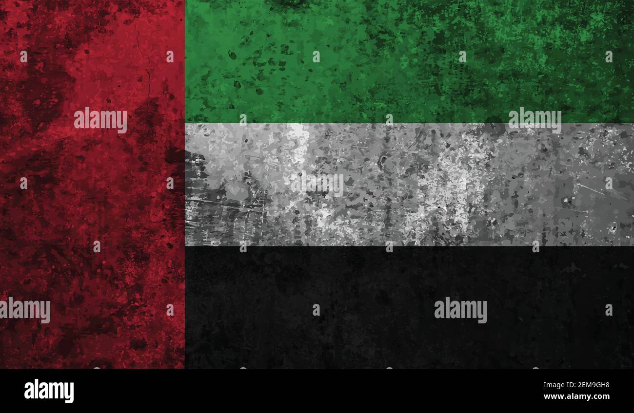 Flag of the United Arab Emirates Arabic Color Vector Eps Download Stock ...