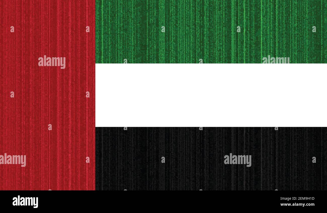 Flag of the United Arab Emirates Arabic Color Vector Eps Download Stock ...