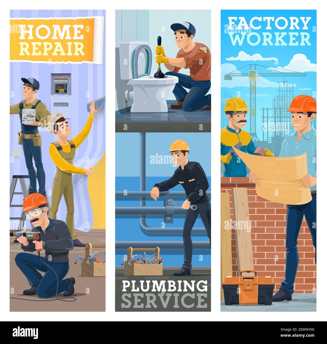 Construction workers toilet Cut Out Stock Images & Pictures - Alamy