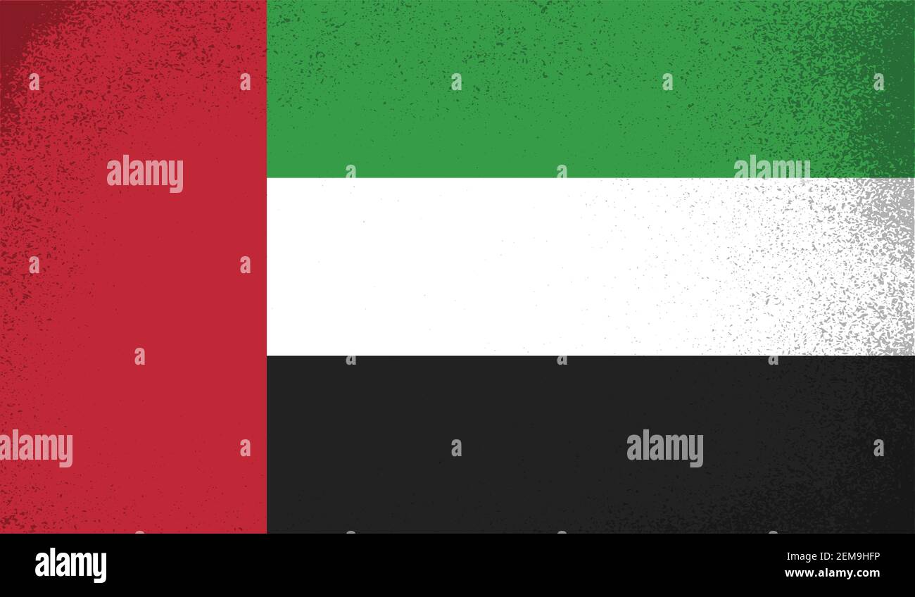 Flag of the United Arab Emirates Arabic Color Vector Eps Download Stock ...