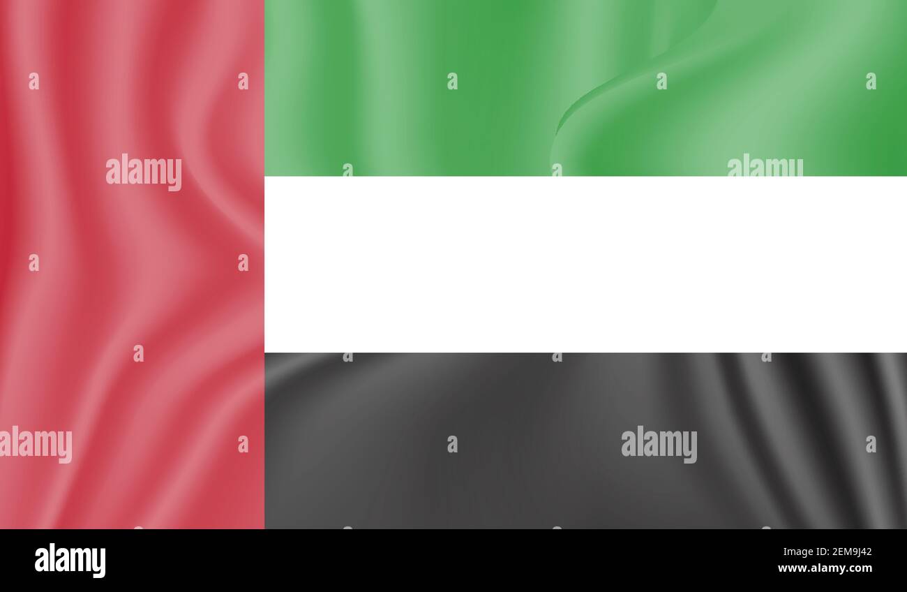 Flag of the United Arab Emirates Arabic Color Vector Eps Download Stock ...