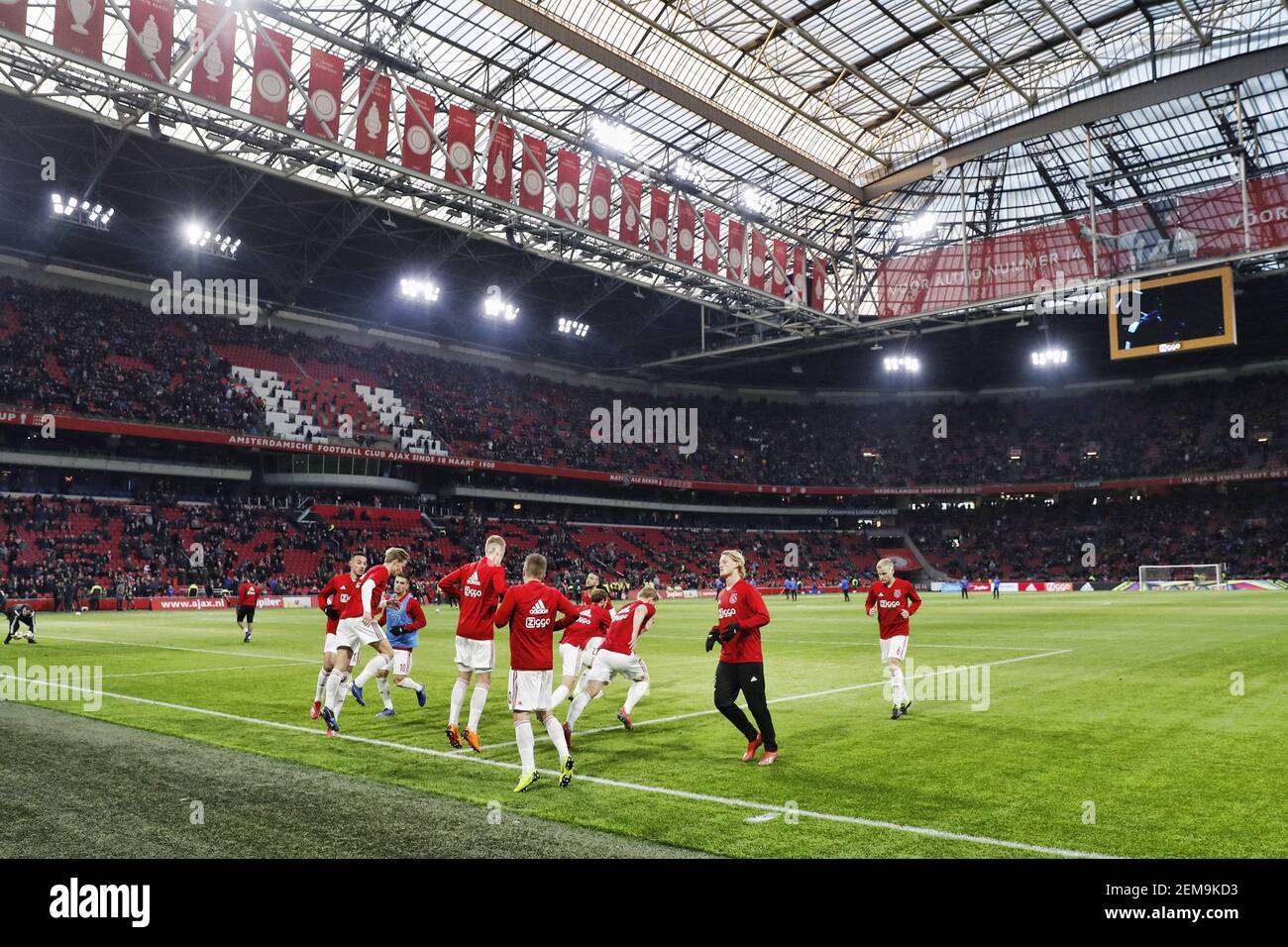 AMSTERDAM, 20-01-2019 Stadium Johan Cruyff Arena football, Dutch ...