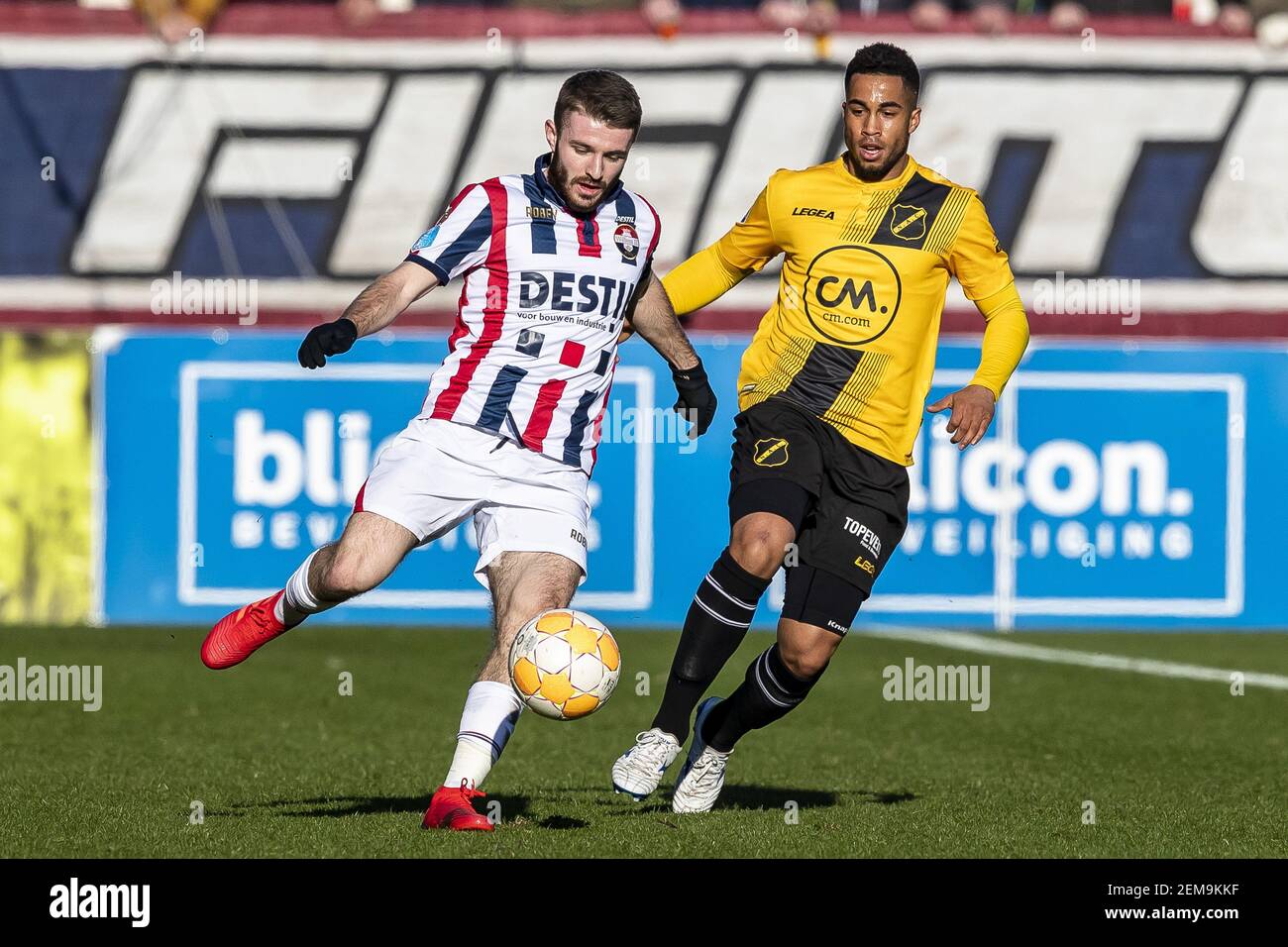 TILBURG, Netherlands, 20-01-2019, football, Koning Willem II stadium ...