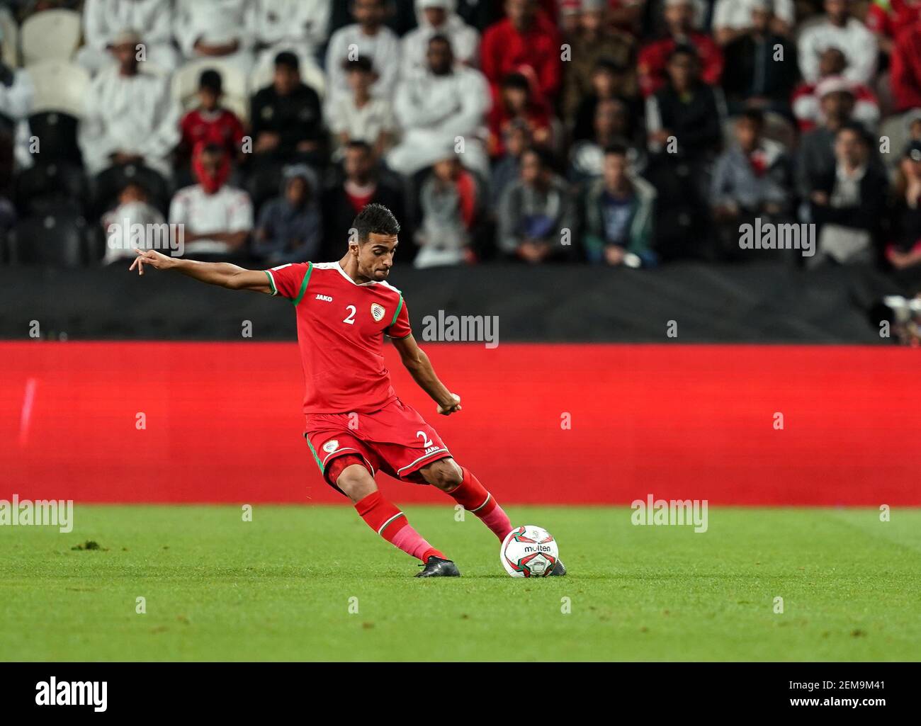 January 20, 2019 : Mohammed Al-Musalami of Oman during Iran v Oman at ...