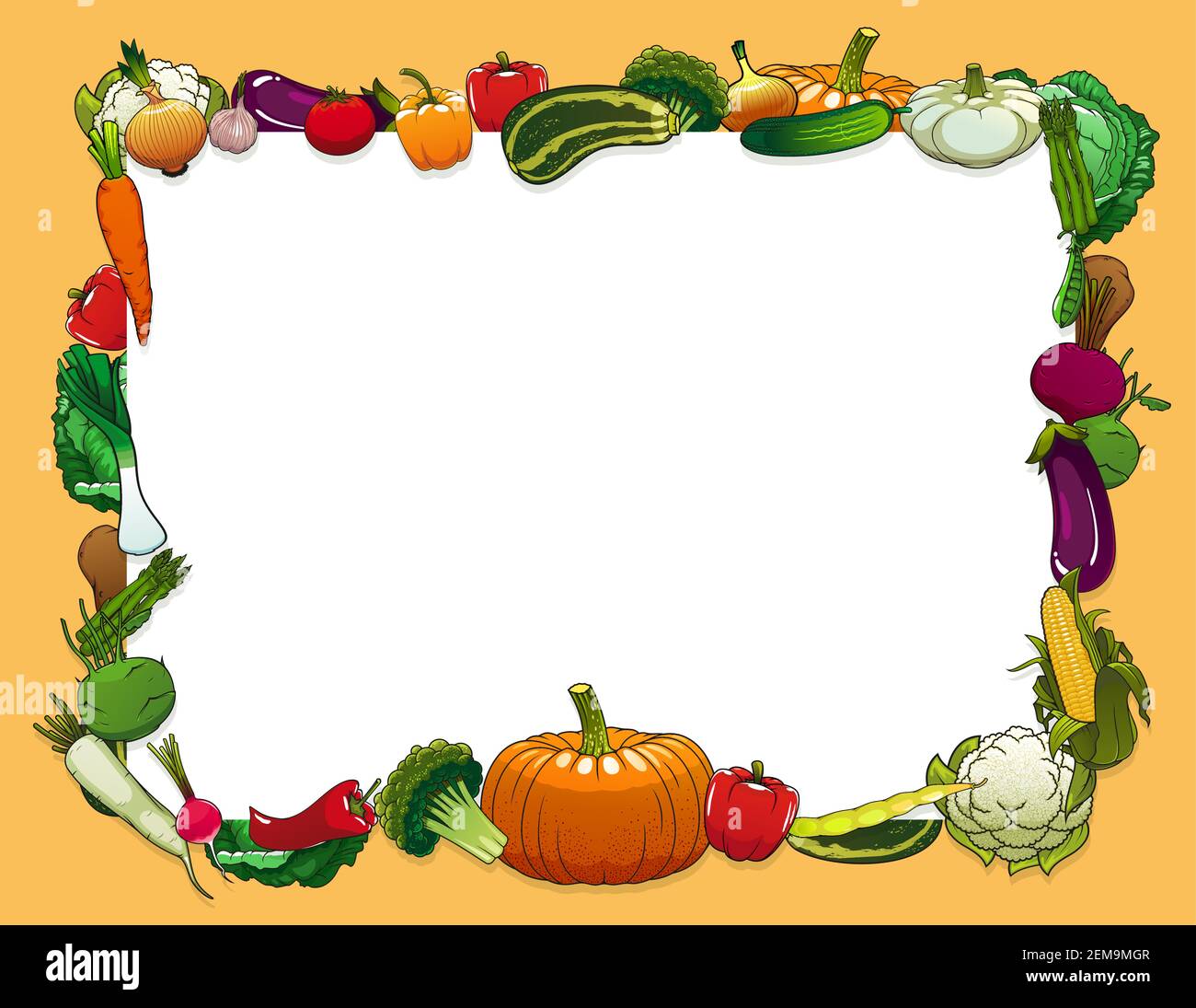 Vegetable Page Border