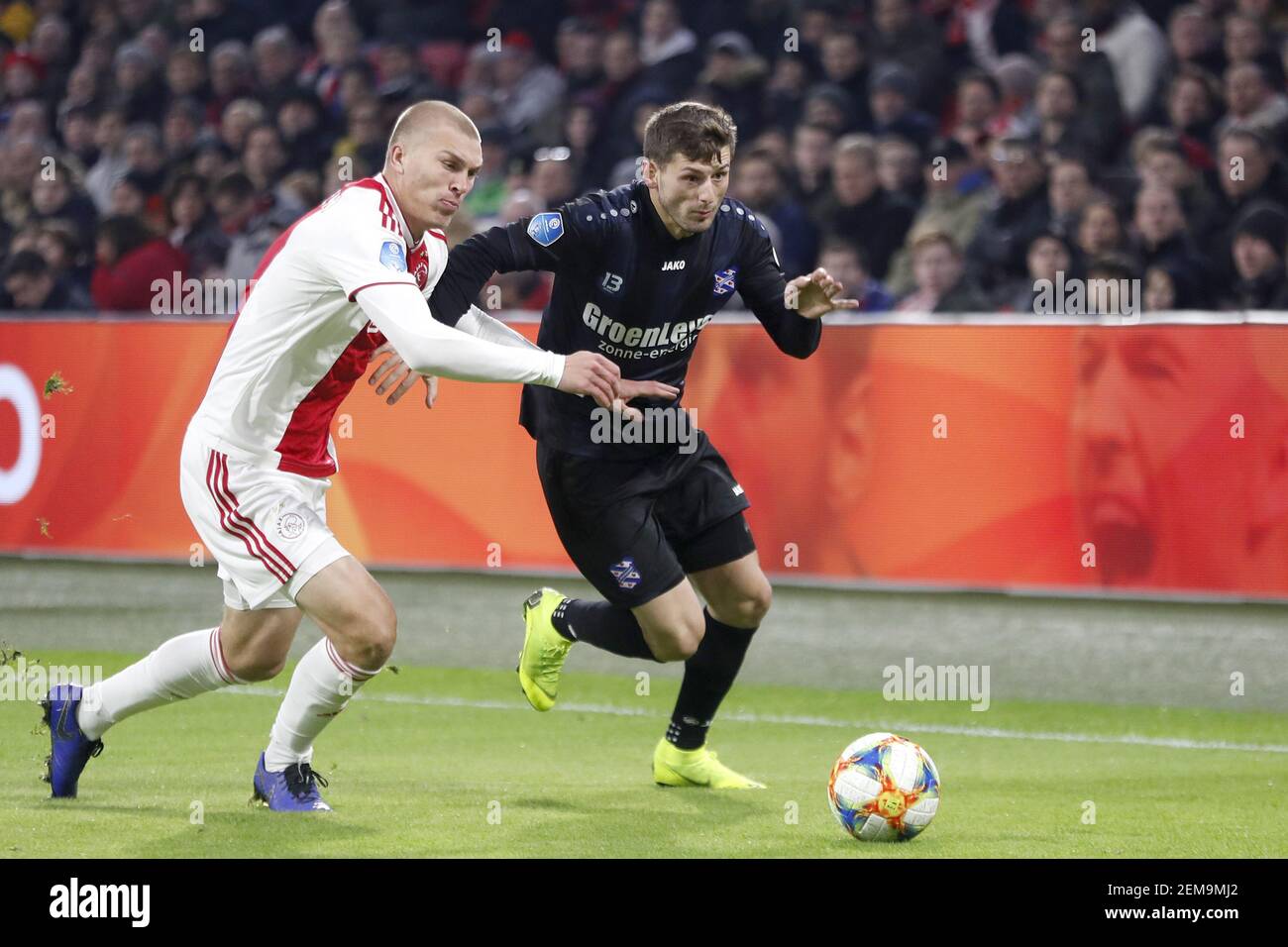 AMSTERDAM, 20-01-2019 Stadium Johan Cruyff Arena football, Dutch Eredivsie Season 2018 / 2019 ...