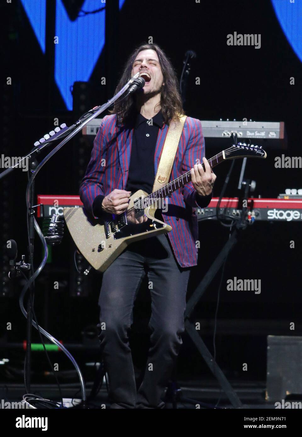 Weezer performs at iHeartRadio ALTer Ego '19 on January 19, 2019 at the ...