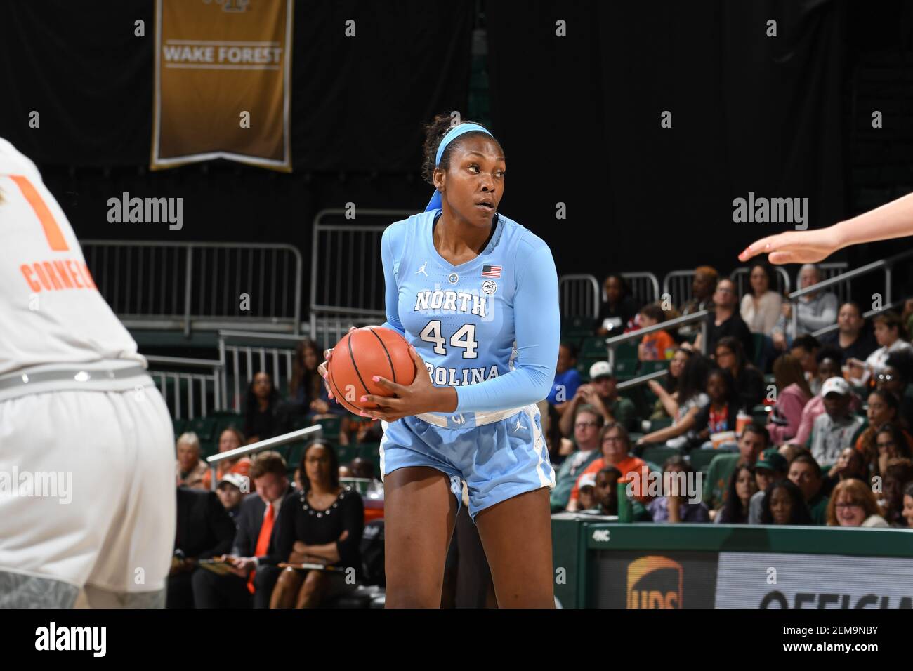 January 20, 2019: Janelle Bailey #44 of North Carolina in action during ...