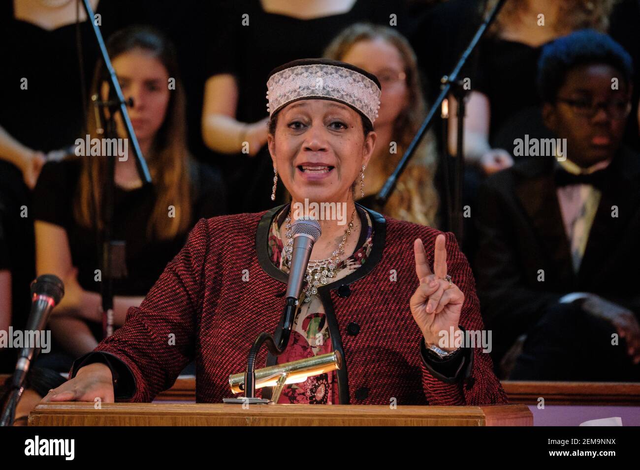 Ambassador Attallah Shabazz, the eldest daughter of Malcolm X, speaks ...