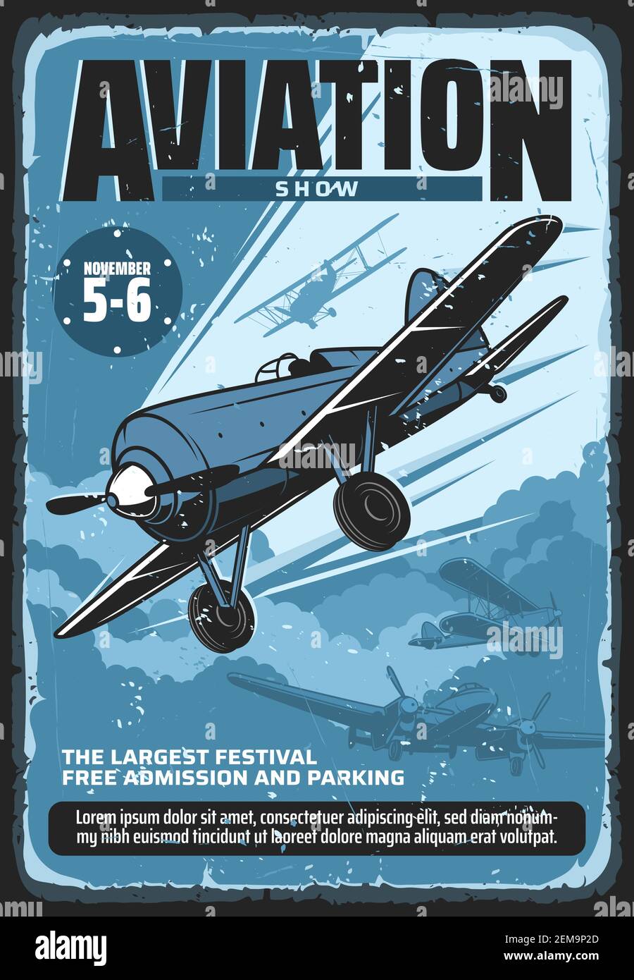 Airshow poster Stock Vector Images - Alamy