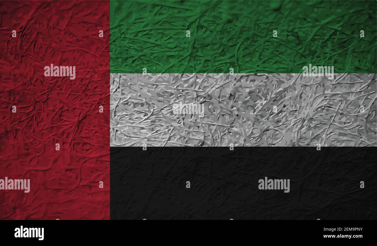 Flag of the United Arab Emirates Arabic Color Vector Eps Download Stock ...
