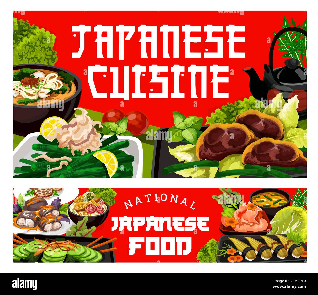 Wakame soup Stock Vector Images - Alamy