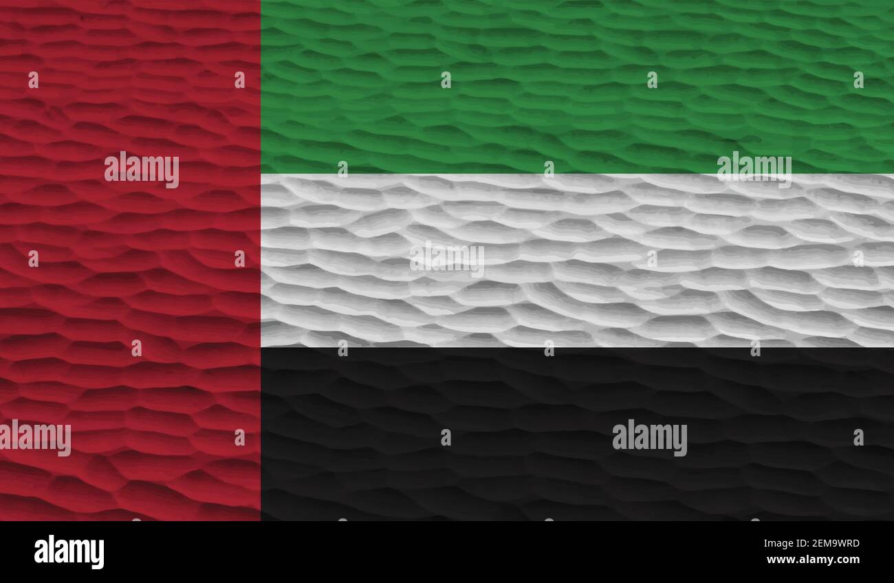 Flag of the United Arab Emirates Arabic Color Vector Eps Download Stock ...